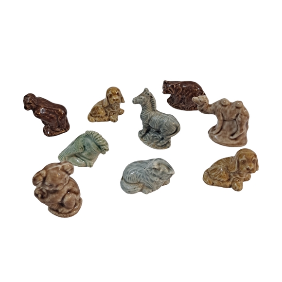 Wade Whimsie | Accents | Wade Whimsie Figurines Lot Of 9 Cat Koala Dog ...
